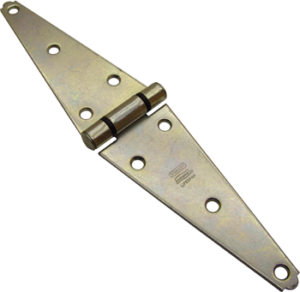 6" Strap hinge, heavy duty, zinc plated steel-Stanley / National. Box ...